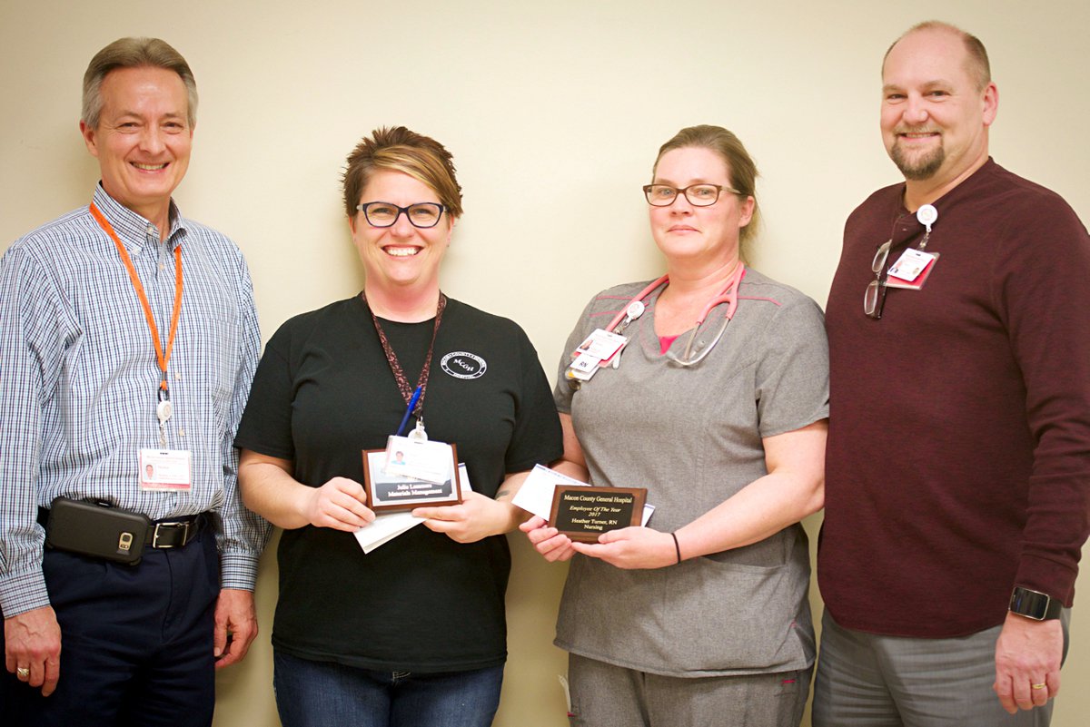 Lammers, Turner named MCGH employees of the year - Macon Community Hospital